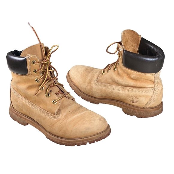 Timberland | Shoes | Vintage Timberland Boots Womens Sz 85 M Made In ...